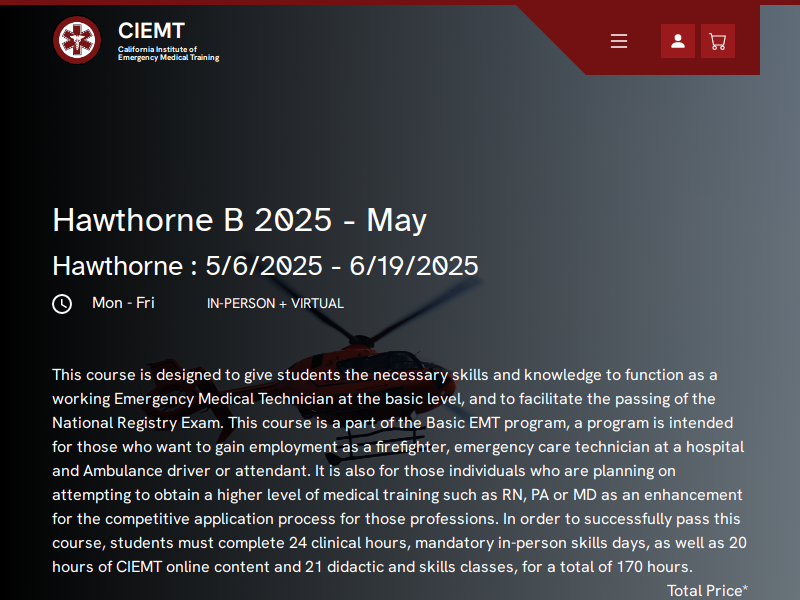 Hawthorne B 2025 - May — CIEMT